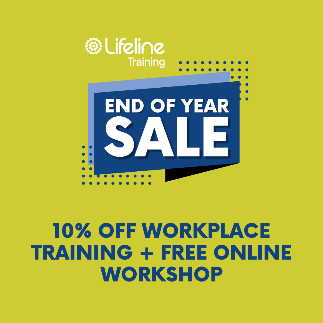 Lifeline Training Offer: 10% off + Free Online Wellbeing Course
